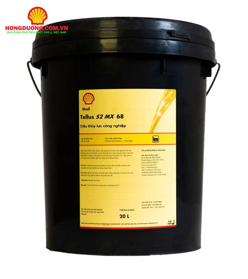 Cập nhật mới nhất báo giá dầu thủy lực Shell Tellus S2 MX 68 năm 2025
