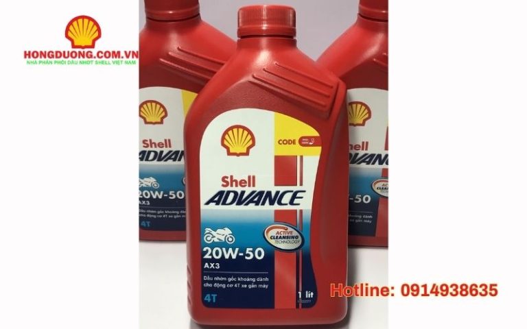 Các sản phẩm dầu nhớt động cơ xe máy Shell Advance phổ biến